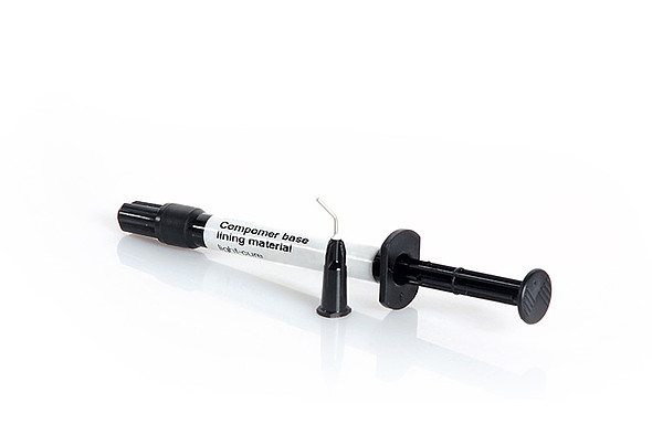 Compomer base lining material